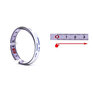 qiguch66 1/2/3/4/5/10m Self-adhesive Measuring Ruler Metric Positive Stainless Steel Tape Measure for Miter Saw - 6