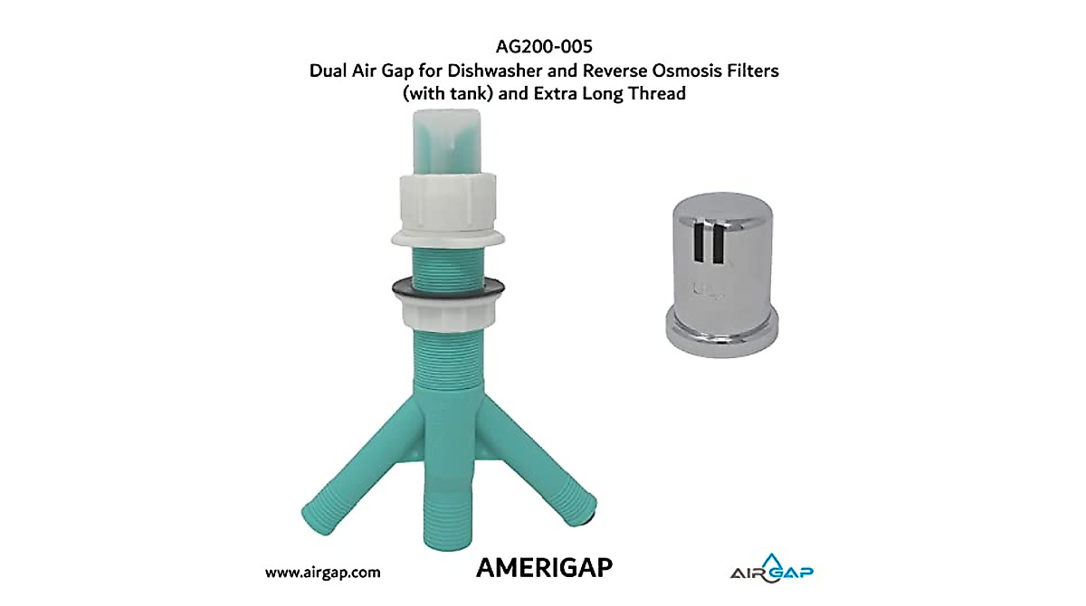 Dual Air Gap for Dishwashers & RO Filters | AG200-005