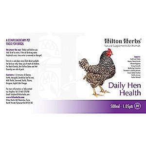 Hilton Herbs 26052 Daily Hen Health Bird Food Formula, 2.1 Pint