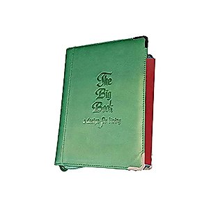 Study Edition Big Book with Green Bookcover. You get Both. Alcoholics Anonymous Study Edition with Green AA Bookcover with Big Book Study Edition of Alcoholics Anonymous Included You Get Both