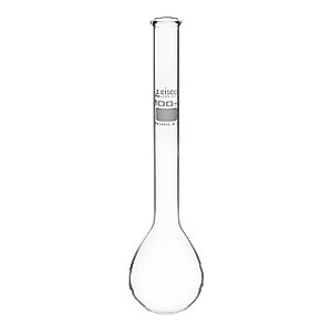 EISCO Kjeldahl Flask, 100mL - Long Neck, Round Bottom - Borosilicate Glass