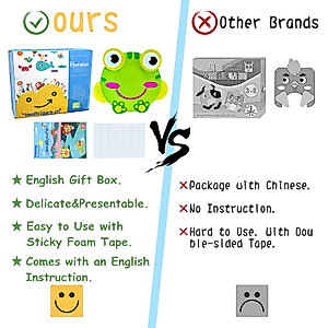 Here Fashion Toddler Crafts Paper Plate Art Kit Arts and Crafts for Kids Boys Girls Preschool Easy Animal Plate Craft DIY Projects Supply Kit Creative Home Activity Craft Party Groups Gift Pack of 10