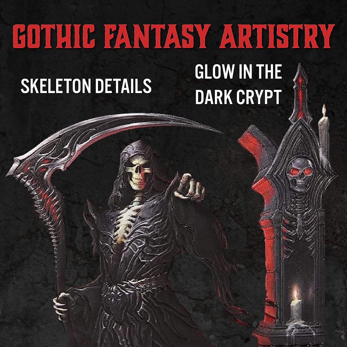 Nemesis Now James Ryman You're Next Grim Reaper Wallet, Gothic Skeleton Design