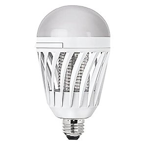Feit Electric LED Bug Zapper Light Bulb - 2 in 1 UV Light attracts and zaps Mosquitoes and Other Annoying pests | Keeps Bugs Away