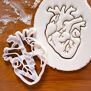 Anatomical Heart cookie cutter, 1 piece - Bakerlogy