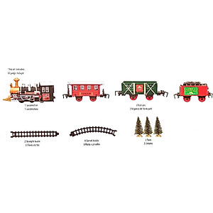 Holiday Time Battery Operated Train Set Only, Village Sold Separately