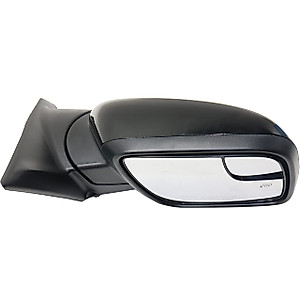 Kool Vue Passenger Side Power Heated Mirror for Ford Explorer 2016-2019 Manual Fold With Signal Light, Spotter Glass & Puddle Lamp; Without Memory & Auto-Dimming Paintable