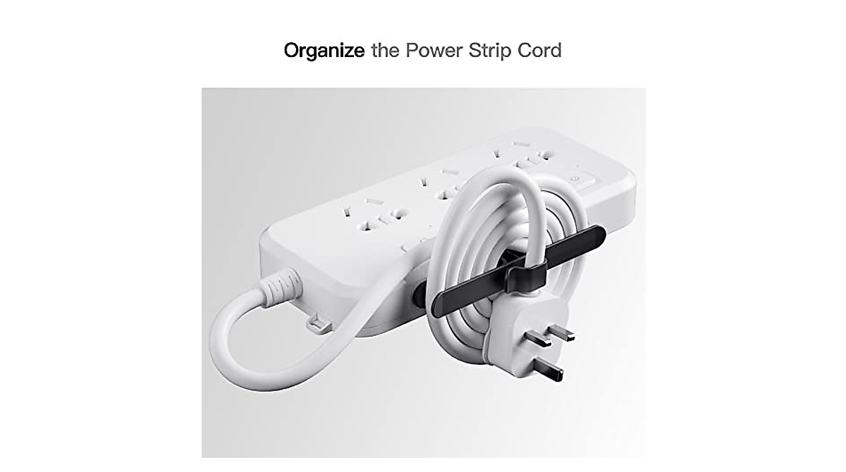 PZOZ Cord Organizer 4 Pack for Kitchen & Home Cable Management