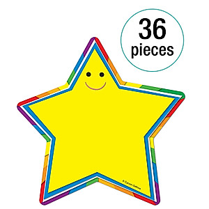 Carson Dellosa Star Cutouts, 36 Star Cutouts for Bulletin Board and Classroom Décor, Elementary Classroom Decor, Clasroom Cutouts, Star Cut-Outs, Cutouts for Classroom Bulletin Board Decorations