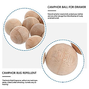 iplusmile 200PCS Cedar Balls Camphor Balls Fresh Scented Sachets Clothes Moth for Closets Drawers Clothes Storage