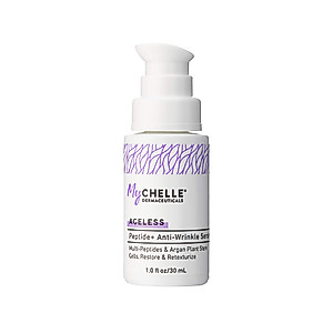 MyCHELLE Dermaceuticals Peptide+ Anti-Wrinkle Serum - Anti-Aging Serum with Peptides & Argan Plant Stem Cells to Help Restore Skin & Help Reduce the Appearance of Fine Lines and Wrinkles