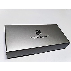 GENUINE Porsche Crest Keyring Red