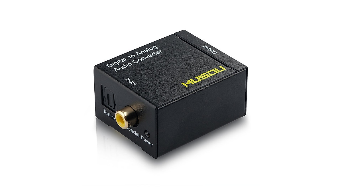 Musou Coax to Analog RCA Converter - Easy Audio Setup
