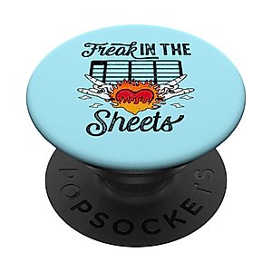 Funny Front Desk Receptionist Freak In The Sheets PopSockets Swappable PopGrip