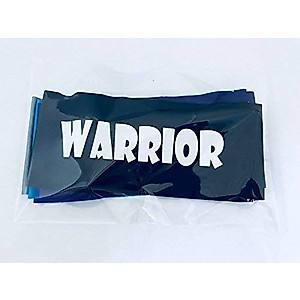 5 Pack of Ninja Headbands, Warrior Headband for Kids, Adult Wide Headbands, Ninja Party Favors for Boys, Unisex Athletic Headgear Five Pack - Set of 5 (Multi Red)