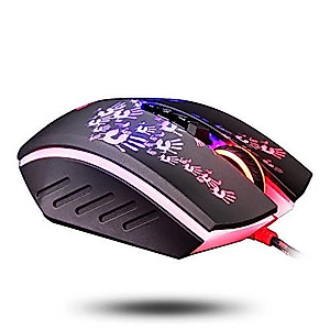 Bloody A60L Optical Gaming Mouse with Light Strike (LK) Switch & Scroll - Fully Programmable and Advance Macros (A60L)