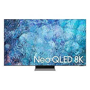 SAMSUNG 85-inch Class QN900A Series – Neo QLED 8K Smart TV with Alexa Built-in (2021 Model) HW-Q950A 11.1.4ch Soundbar with Dolby Atmos/DTS:X Alexa Built in(2021), Black