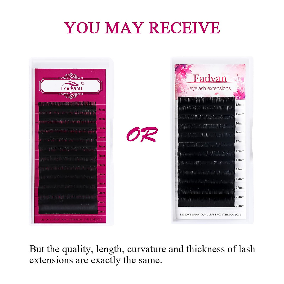 Eyelash Extensions D Curl 0.15mm Classic Lashes Extension 15-20mm Mixed Individual Lashes Silk Eyelash Extension Supplies Matte Black Single Eyelashes by FADVAN (0.15mm-D, 15-20mm Mix)