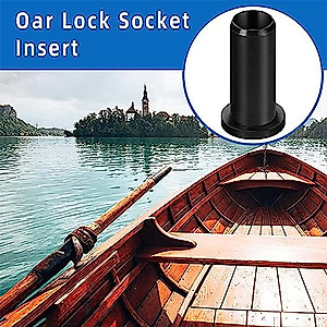 Lock Sleeve, 4-Pack/8-Pack Oar Collars Nylon Oar Sleeve For Oar Protector Durable Easy To Roll-On Oar Sleeve Boat Lock Clip Hardware Socket Boat Tool Holder Paddle Lock Sleeve Nylon Paddle Lock Socket