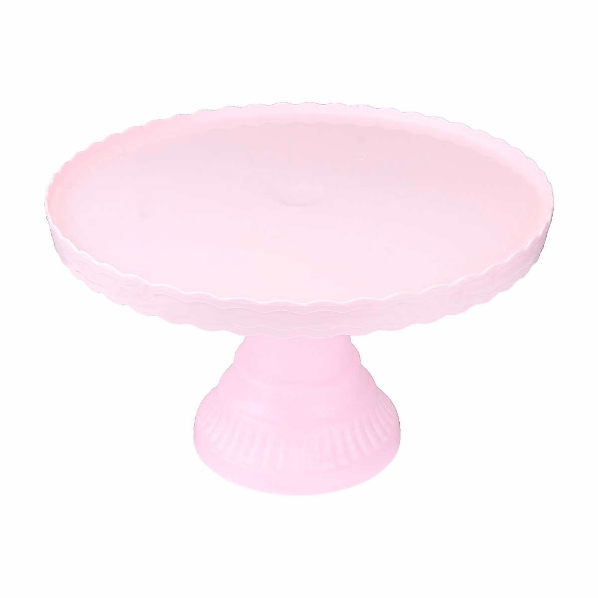 32.5cm Cake Stand Pink Cake Stand Birthday Cake Server Plate Round Cake Holder for Cupcakes Pastries Macarons Biscuits Wedding Party Decor