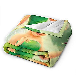 Mars Sight Tinker Bell Blanket Throw Blanket Soft, Warm and Lightweight for Couch Bed Sofa Luxury Fleece Blanket