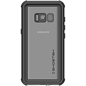 Ghostek Nautical Galaxy S8 Plus Waterproof Case with Screen Protector Extreme Rugged Heavy Duty Protection Full Body Sealed Shell Underwater Shockproof for 2017 Galaxy S8 Plus (6.2 Inch) - (Black)