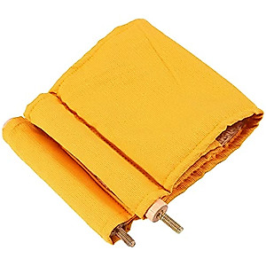 HANFAIRS Bird Nest House Winter Warm Parrot House Bed Hammock Tent Toy Bird Cage Perch Stand for Parrots Budgies Parakeet yellow