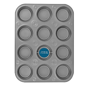 G & S Metal Products Company Baker Eze 12 Cup Muffin Pan, Set of 2