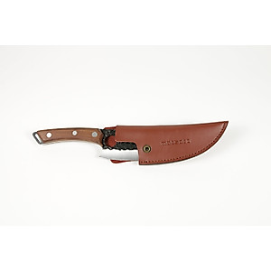 Matsato Chef Knife - Perfect Kitchen Knife with Premium Leather Sheath. Japanese Knife for Cooking, Chopping Knife for Home, Camping. Chef’s Knives Designed for Balance & Control, Damascus Quality