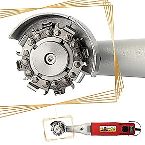 King Arthur's Tools Premium Carving Set – MERLIN2 Handheld Variable Speed Mini Angle Grinder Power Tool with 11 Accessories – For Woodworking, Cutting, Sanding, Grinding, Carving, Engraving # 10025