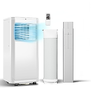 Deeyeh 8000 BTU Portable Air Conditioners,Quiet Room Portable AC Unit up to 350 Sq Ft,3 in 1 Compact Cooling Unit with Dehumidifier and Fan Functions,Portable AC with Remote Control