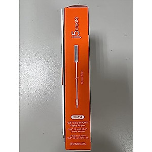 j5create USB 3.0 to 4K HDMI Display Adapter USB 3.0 Male Type-A Connector | HDMI Female Connector | 4K UHD | Resolution Up to 3840 x 2160 @ 30 Hz | Aluminum Housing (JUA354)