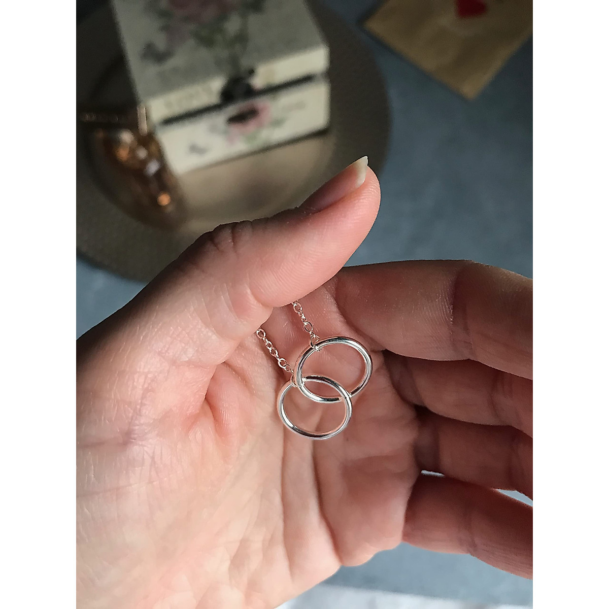 VIY Personal Card Miscarriage necklace for mothers, Pregnancy loss memorial for mother, Miscarriage gifts for mothers, Sympathy gifts miscarriage, Miscarriage keepsake, Angel memorial gift