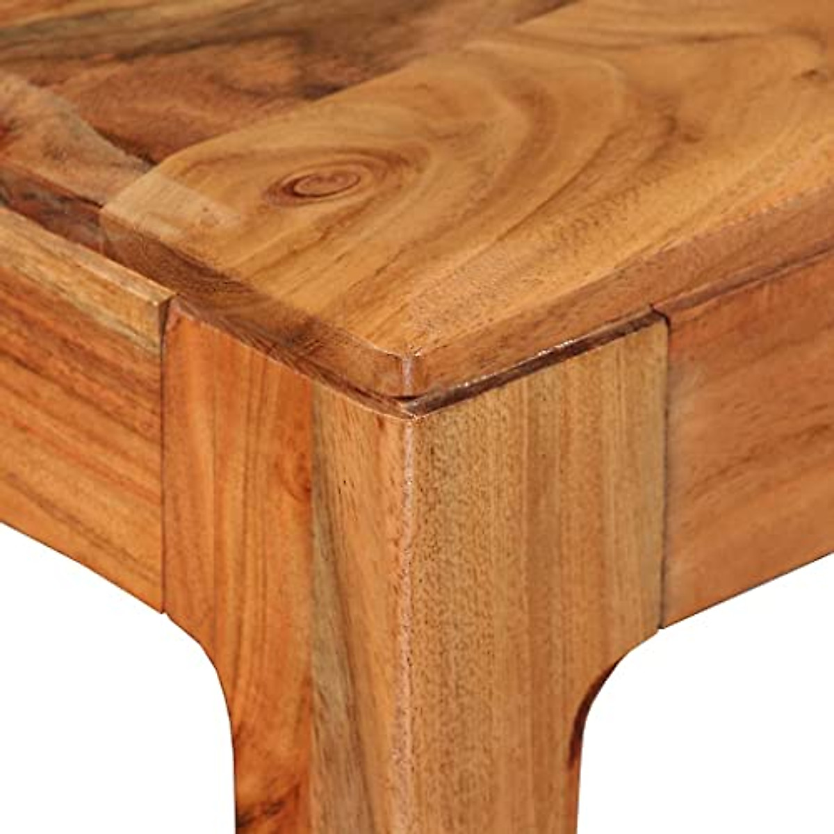 YPWRENH Coffee Table Kitchen Tables Dining Table Solid Wood 46.5"x23.6"x29.9" for Dining Room, Kitchen or Living Room