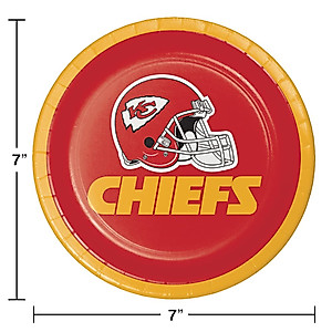 Trendware Kansas City Chiefs Dessert Plates, 24 ct