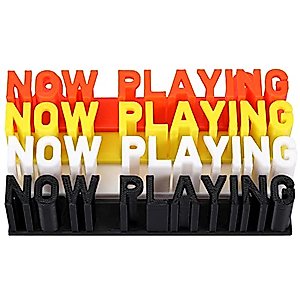 ONE WALL Now Playing Vinyl Record Stand Wall Mount Vinyl Record Holder Record Display Storage Holder for Album Hanging Storage Shelf, White
