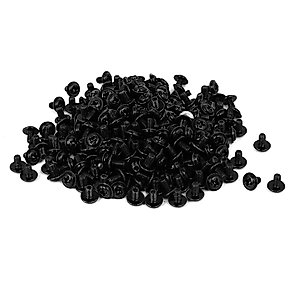 Aexit Computer PC Cleaning & Repair Case Phillips Washer Motherboard Screw Black PWM3 x Computer Screws 5mm 300pcs