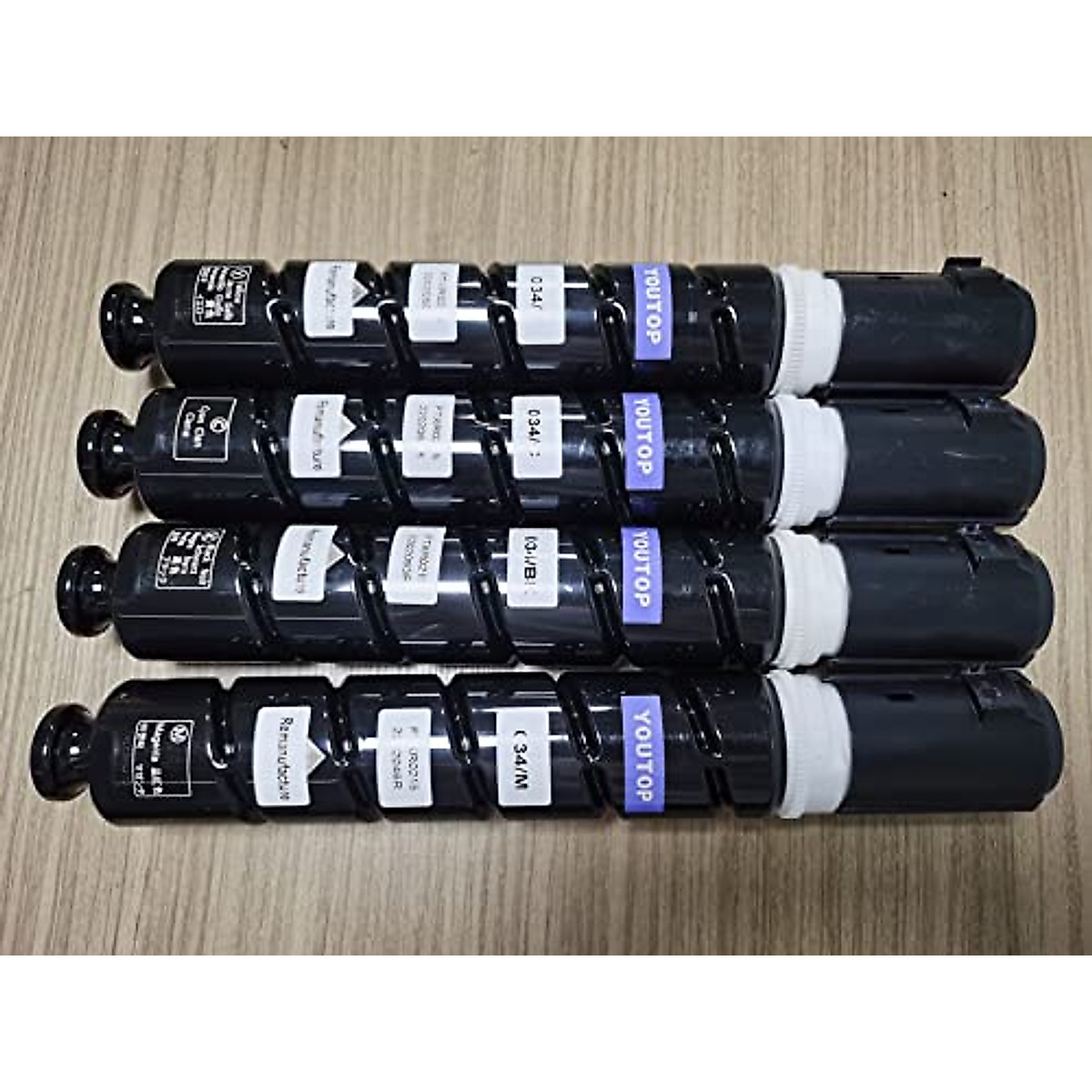 YOUTOP Remanufactured 4PK CRG-034 034 (034K 034C 034M 034Y Toner Cartridge Replacement for Canon imageCLASS MF810Cdn imageCLASS MF820Cdn （9454B001 9453B001 9452B001 9451B001）