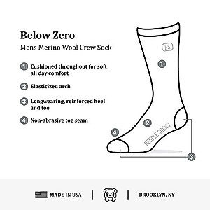 People Socks 4pairs Brown Large Unisex Merino Wool Socks