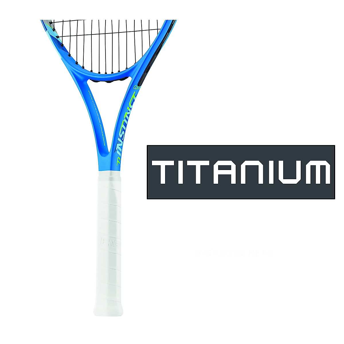 HEAD Ti. Instinct Pre-Strung 27 in. Black/Blue Tennis Racquet