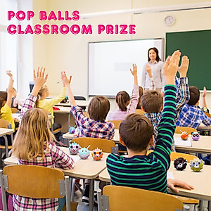 KissFree 18 PACK Animal Pop Balls Party Favors for Kids,3D Pop Balls Its Fidget Toys,Birthday Gifts for Kids,Goodie Bag Stuffers,Pinata Stuffers,Carnival Prizes,Treasure Box Toys,Classroom Prizes