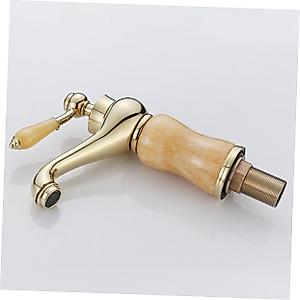 Veemoon Hot Cold Water Faucet Vessel Sink Faucet Bathroom Sink Faucet Wall Mount Bathtub Faucet Kitchen Water Tap Faucets for Bath Sinks Spigot Wall Mount Sink Faucet Mixer Single Hole