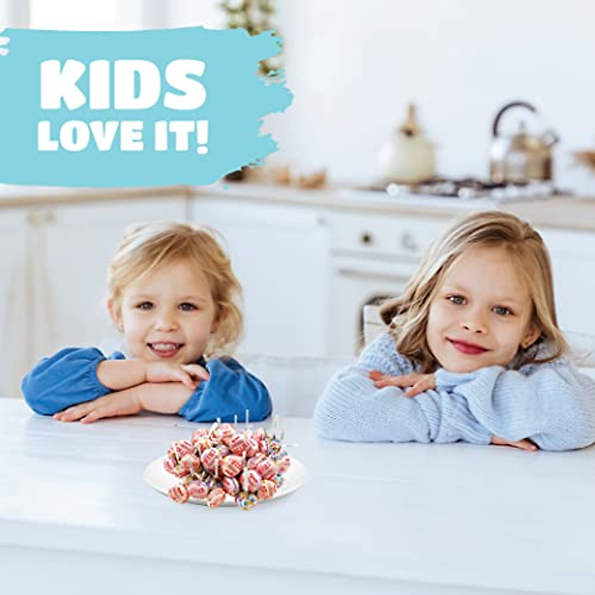 Smarties Mega Lollipops, Vegan Hard Candy Pops, Bulk Pack 30 Count, 2.2 Pounds