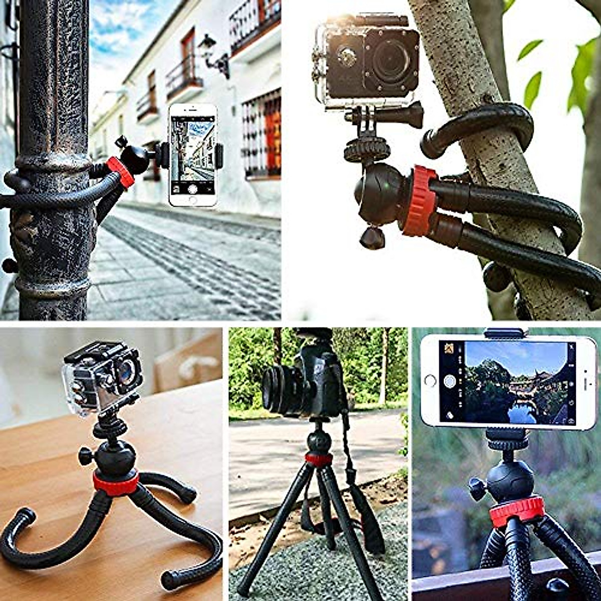 12'' Flexible Tripod Stand for Zoom Recorder H6 H5 H4n H2n H1n - Acetaken