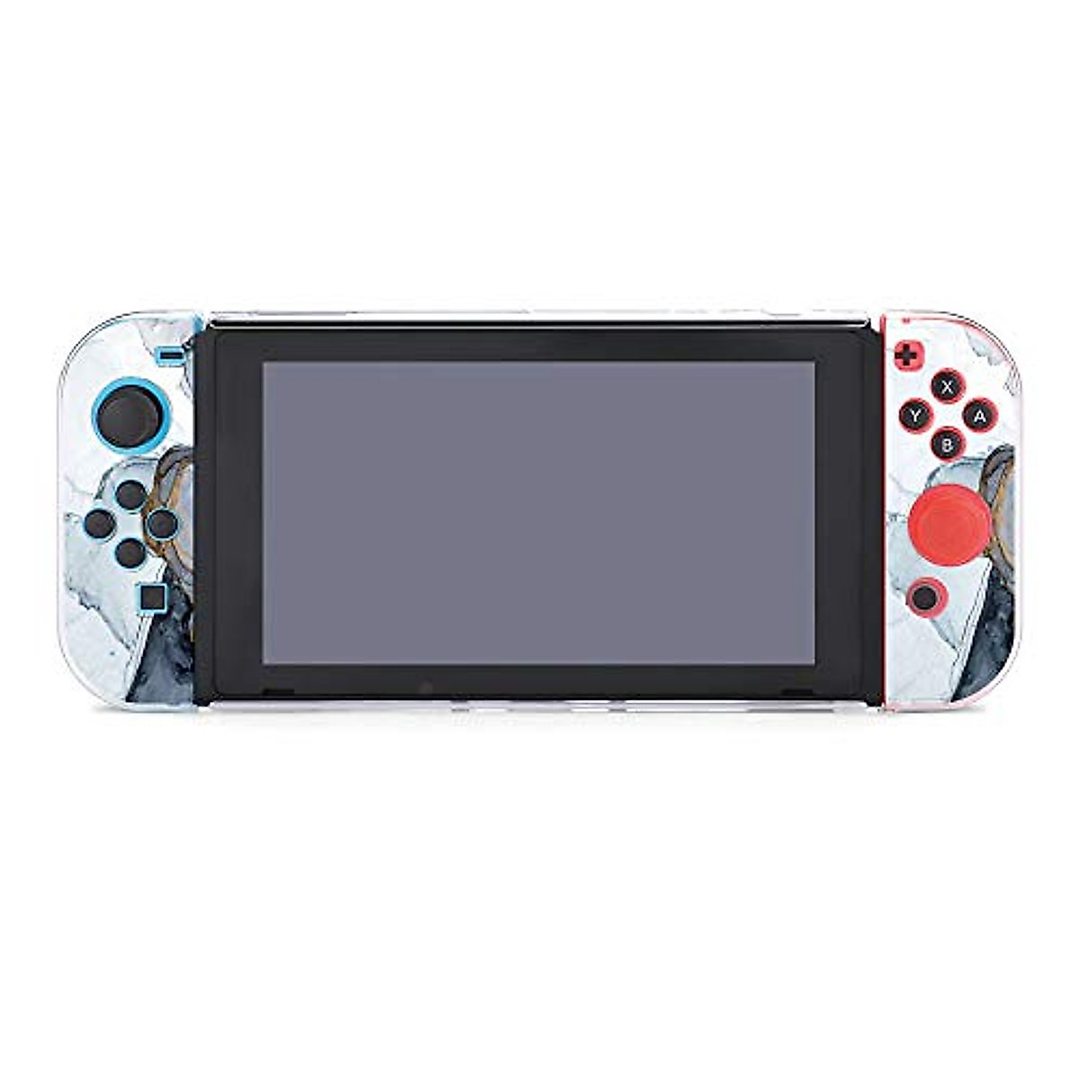 SUPNON Closeup Alcohol Ink Abstract Painting Soft Compatible with Nintendo Switch Console & Joy-Con Protective Case, Durable Flexible Shock-Absorption Anti-Scratch Drop Design39311