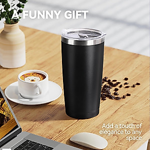 WOELIVE Father's Day Gift for Brother from Sister, Siblings - Best Birthday Gifts Christmas Ideas for Brother In Law - Funny Gag Fathers Day Brothers Gifts - 20 Oz Black Tumbler