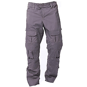 Uugood Men’s Military Trousers Tactical Camouflage Pants Breathable Multi-Pocket Combat Pant Ripstop Cargo Pants for Airsoft Hunting Hiking Paintball (Gray, XL)