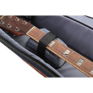 Glenmi Bohemian Acoustic Guitar Case for Girls,Soft Foam Padded 40 41 Inch Guitar Gig Bag Backpack with Neck Protector Pillow Pad,Dual Shoulder Strap&pocket …