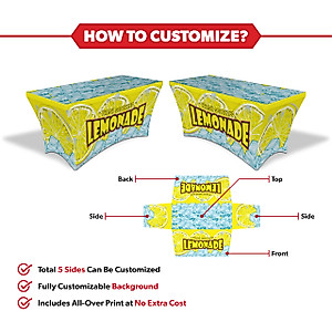 LookOurWay Custom Canopy Tent- Pop Up Canopy Tent Packages for Outdoor and Trade Show Events - Custom Prints of Your Branding, Messaging, and Logos for Business Advertising (Event Basic 10x10)