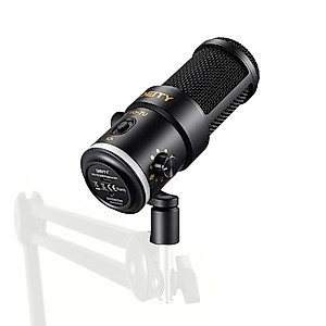Deity VO-7U Tripod Kit USB Dynamic Podcast Microphone with RGB Lights for Game Podcast Stream YouTube (Black)